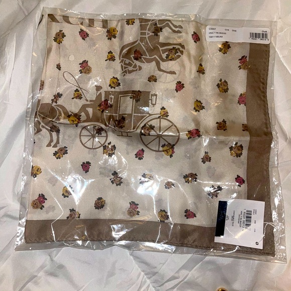 Coach | Accessories | Coach Silk Scarf | Poshmark